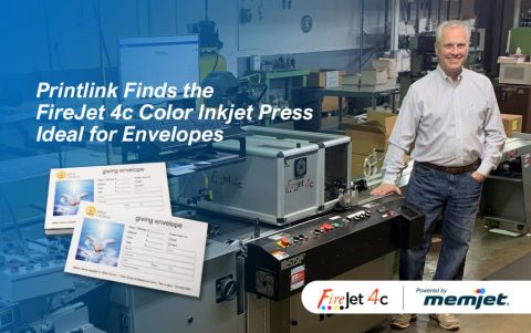 Printlink Finds FireJet 4c Color Inkjet Press Ideal for Envelopes - Memjet