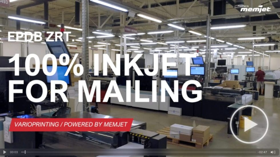 New Paradigm in Mailing Powered by Memjet - Memjet